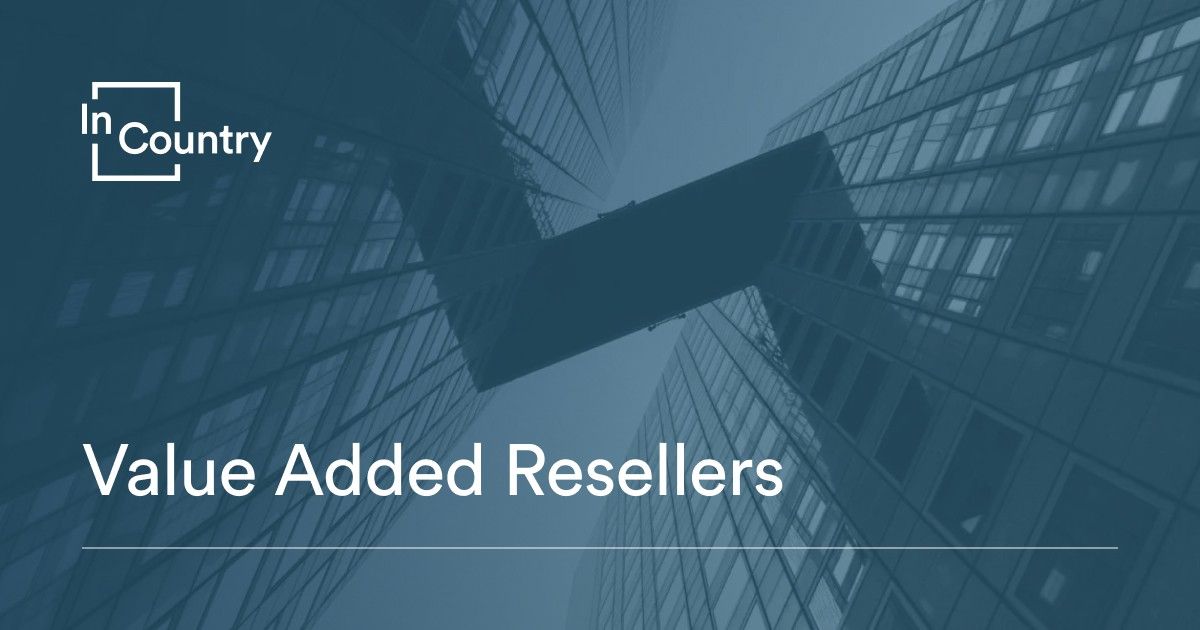Data location partner for value-added sellers - InCountry