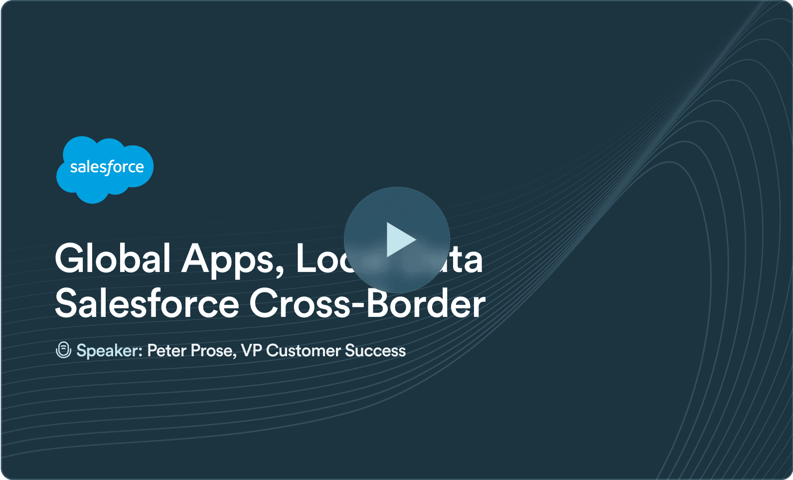 Salesforce 的国内跨境复制 - InCountry